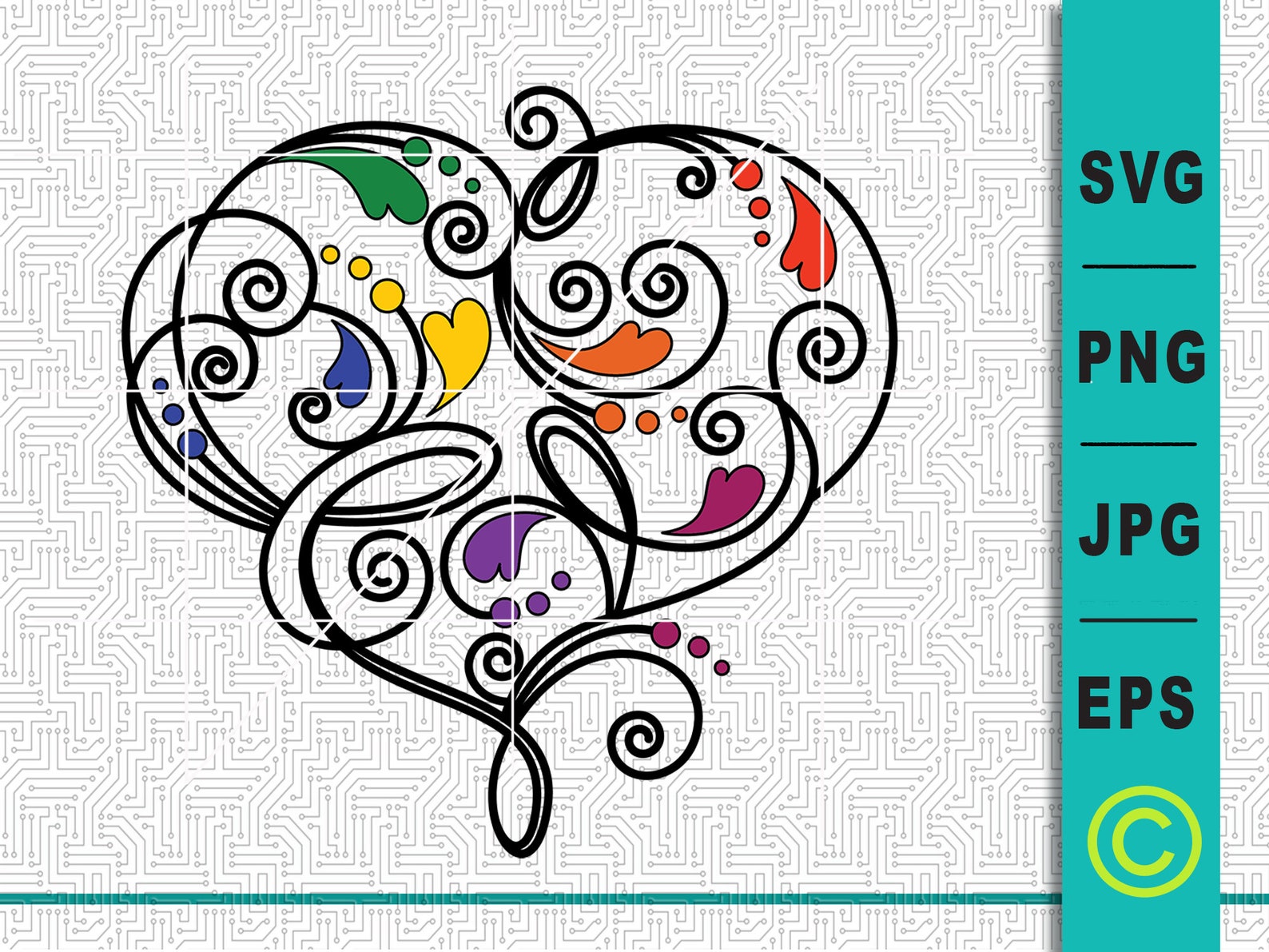 Valentine Svg, Hearts Svg, Heart Svg Png Eps Jpg, Valentine Day Svg ...