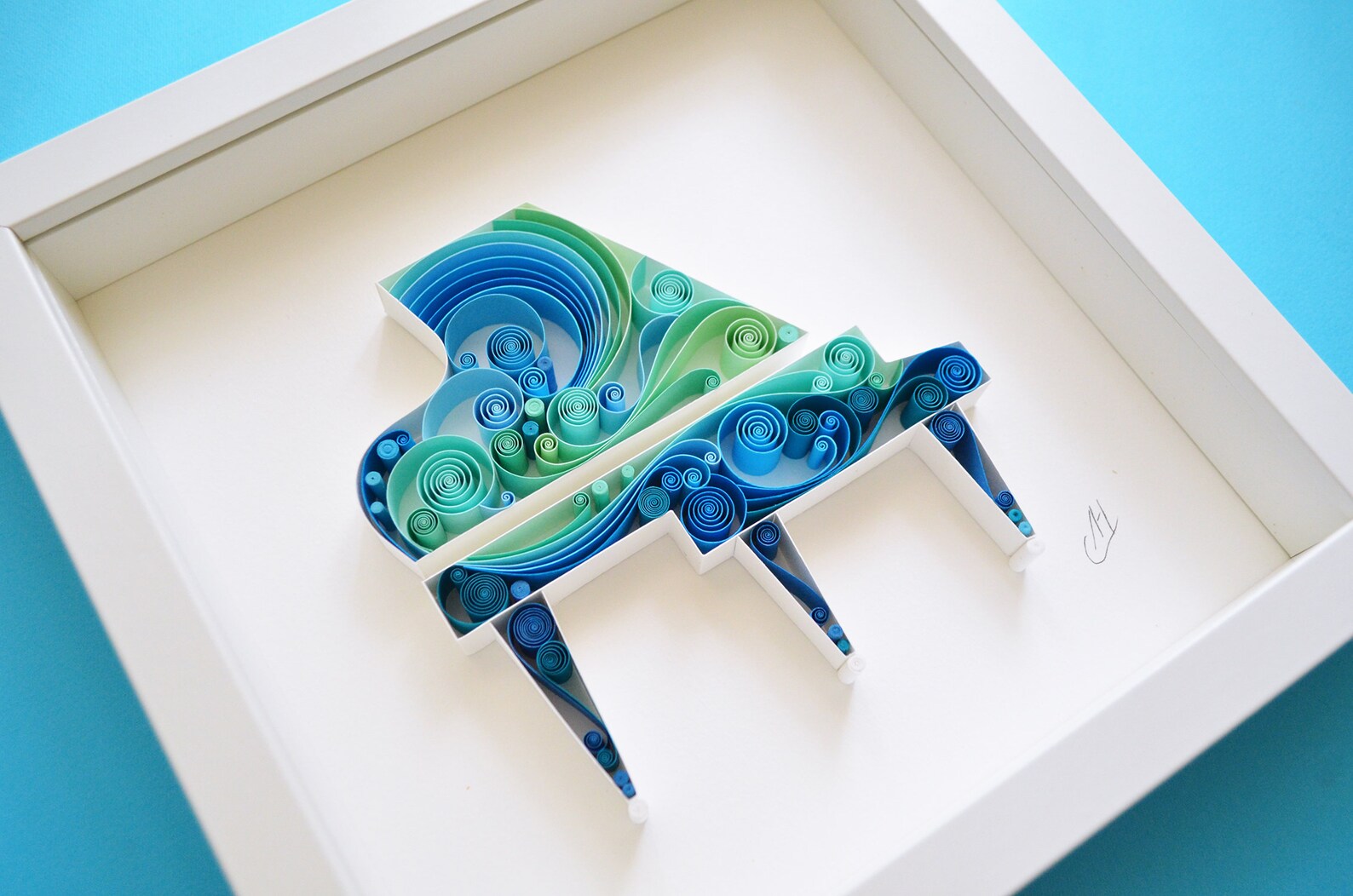 Piano Music Paper Anniversary Wall Paper Art Gift for - Etsy