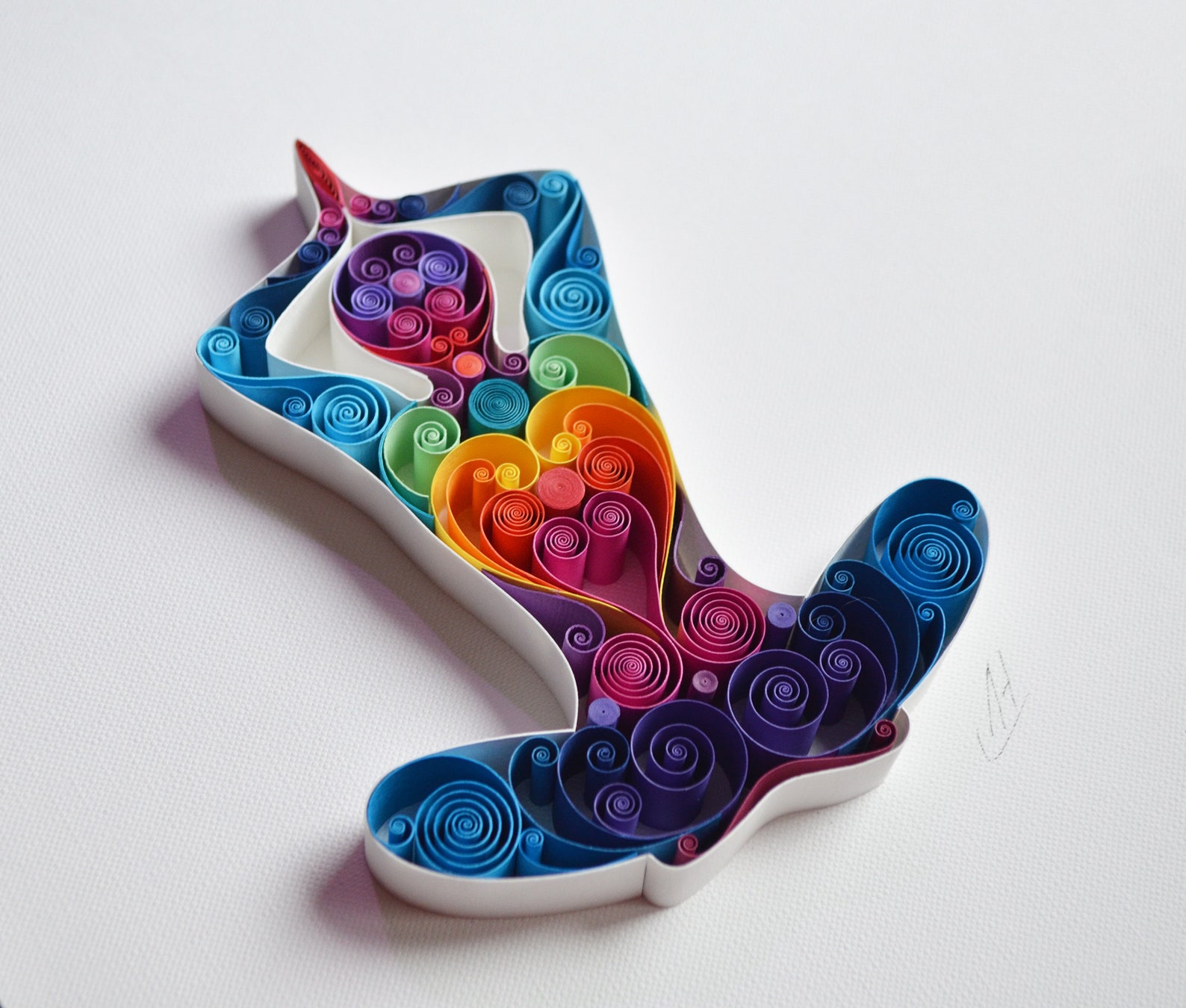 Yoga Paper Art Yoga Pose Lotus Art Quilling Yoga - Etsy