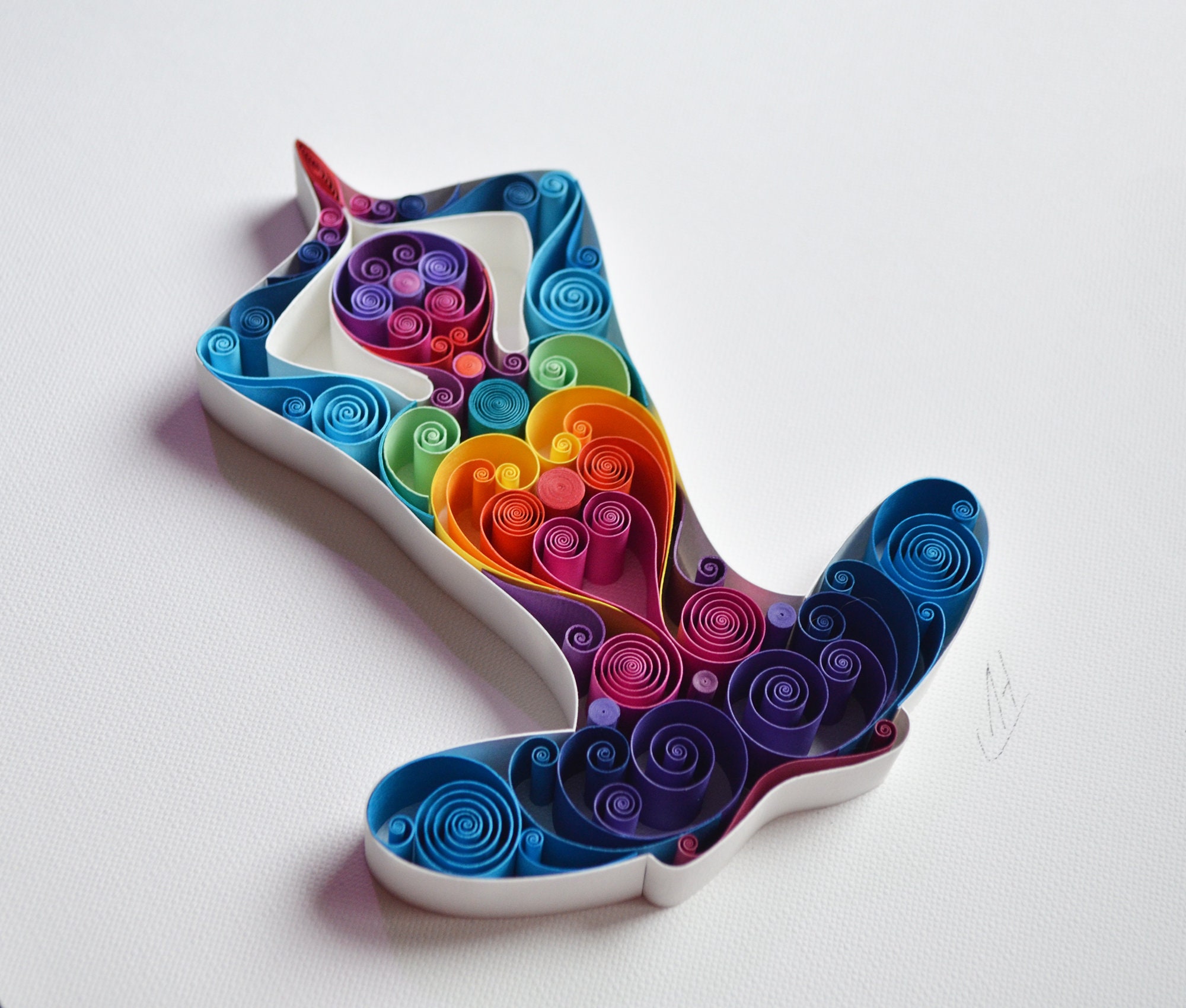Yoga paper art Yoga pose Lotus art Quilling Yoga | Etsy