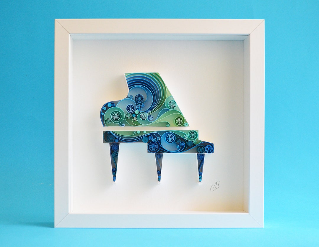 Piano Music Paper Anniversary Wall Paper Art Gift for - Etsy