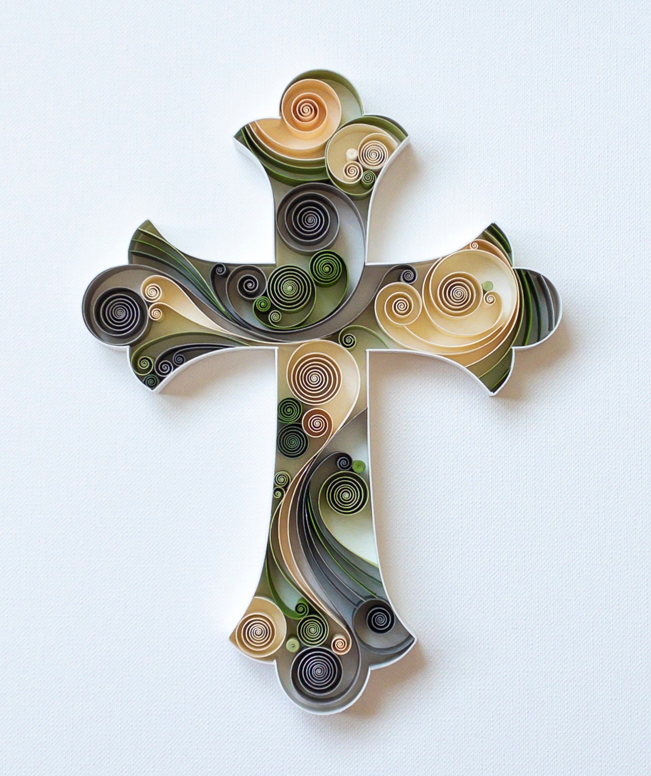 Cross /quilling Paper Art / ONLY Template / ONLY Pattern / - Etsy