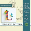 J Quilling Wall Paper Art Letter J Paper Art Personalized Monogram Gift ...