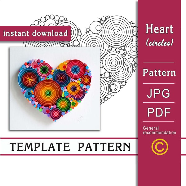 Quilled Heart - Etsy