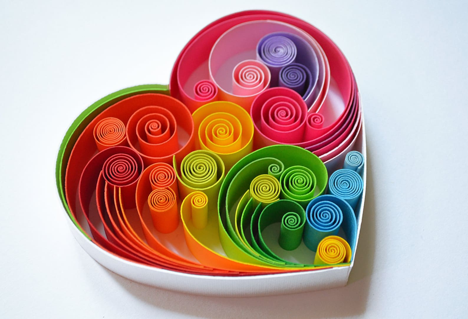 Tutorial Quilling / Beautiful Swirls / Heart / Step by Step / - Etsy