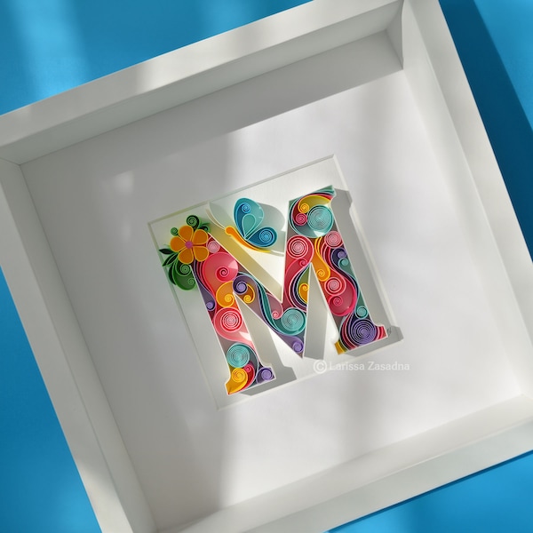 Quilled Monogram - Etsy