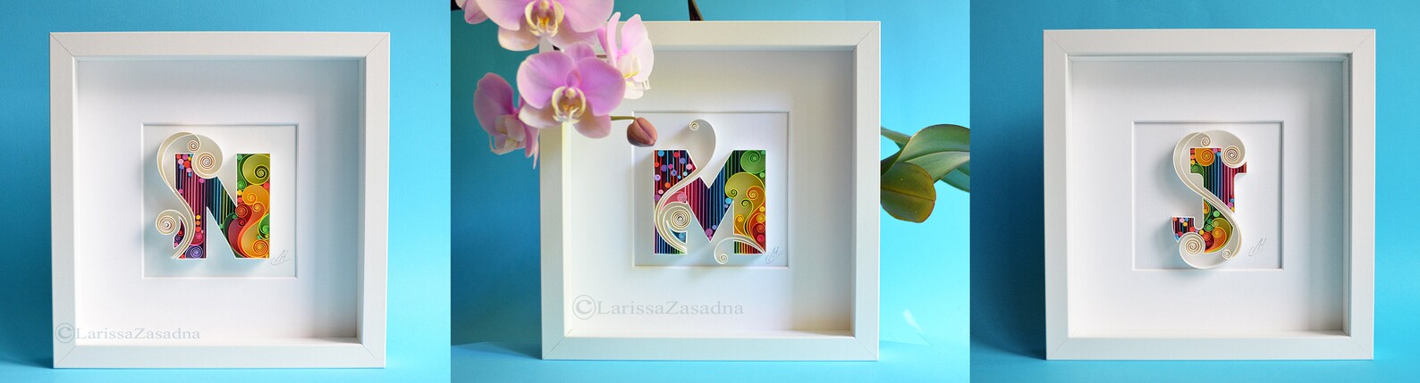 Letter C/quilling Wall Paper Art/custom/paper Art C | Etsy