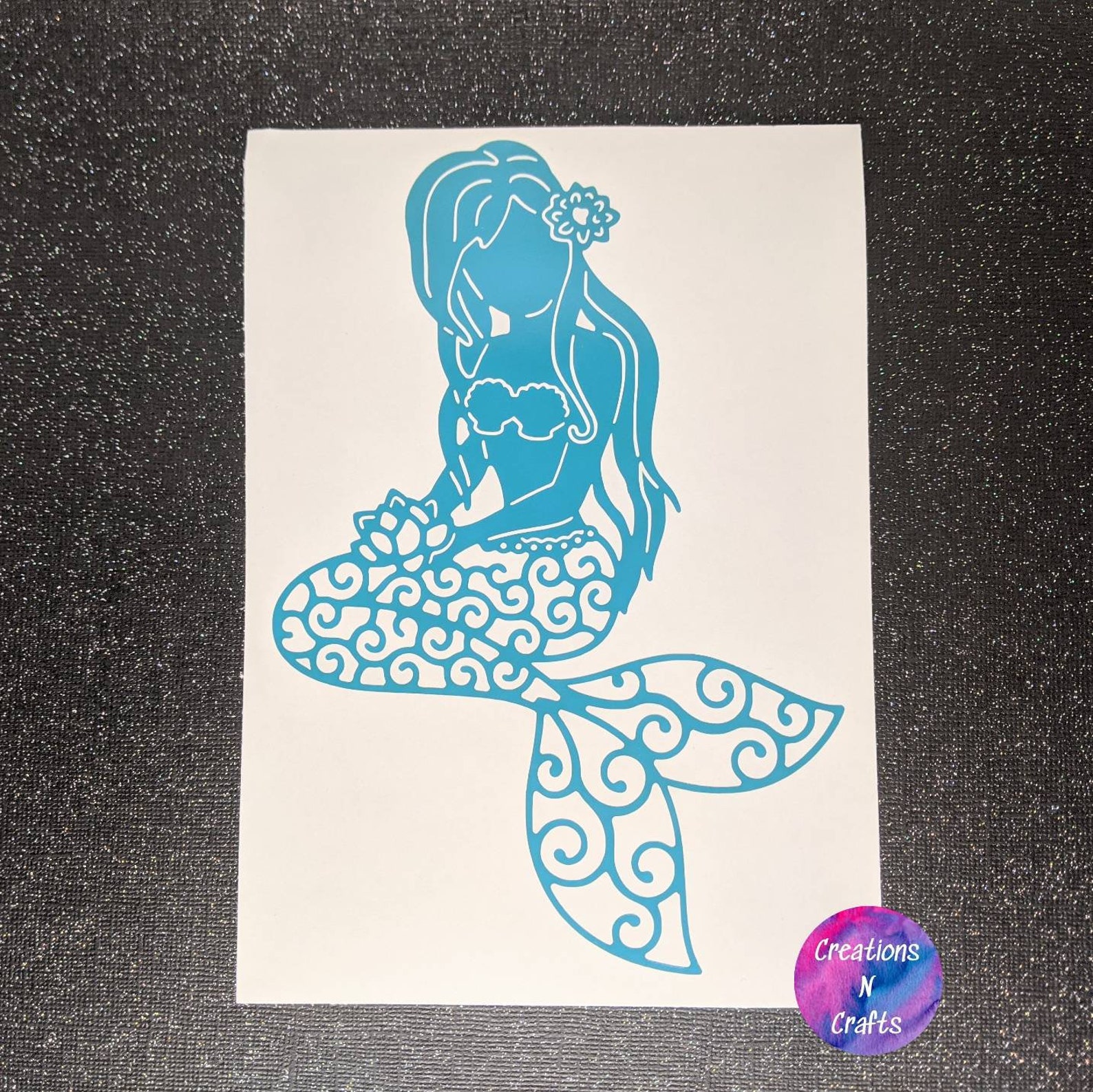 Mermaid Vinyl Decal Mermaid Decal Mermaid Sticker Mermaid - Etsy