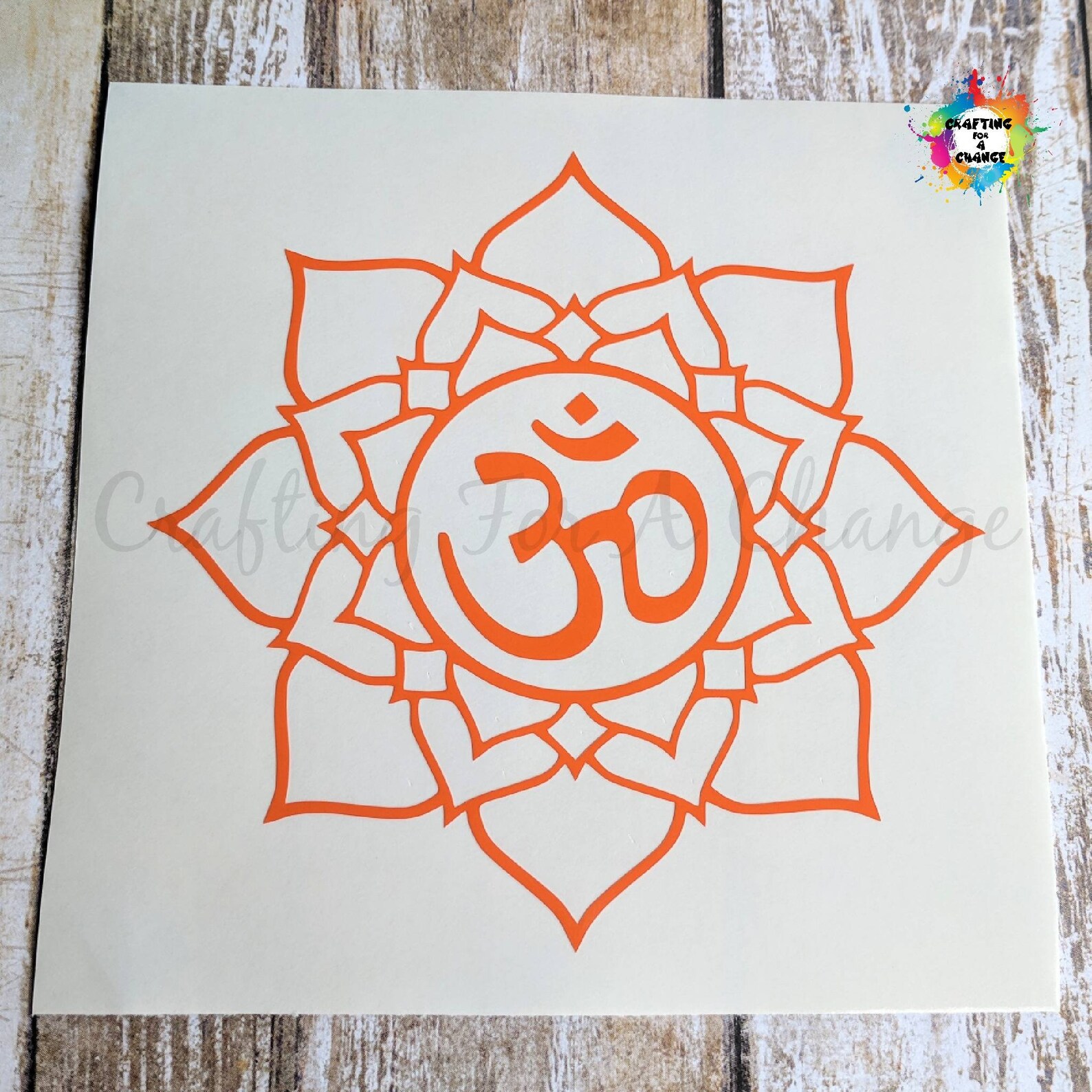 Ohm Mandala Vinyl Decal Ohm Mandala Decal Ohm Mandala Om - Etsy