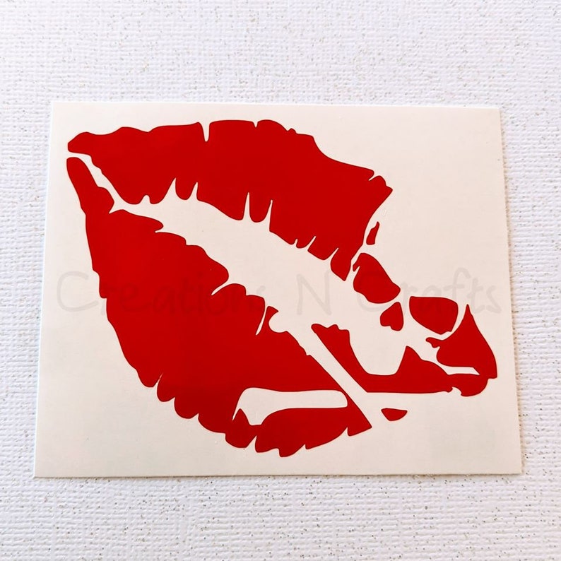 Lips Skull Skulls Death Kiss of Death Lip Decal Lip | Etsy