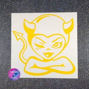 She Devil Vinyl Decal, She Devil Decal, She Devil Sticker, She Devil, Devil Decal, Devil Sticker ...