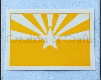 Large Az Flag Decal - Etsy