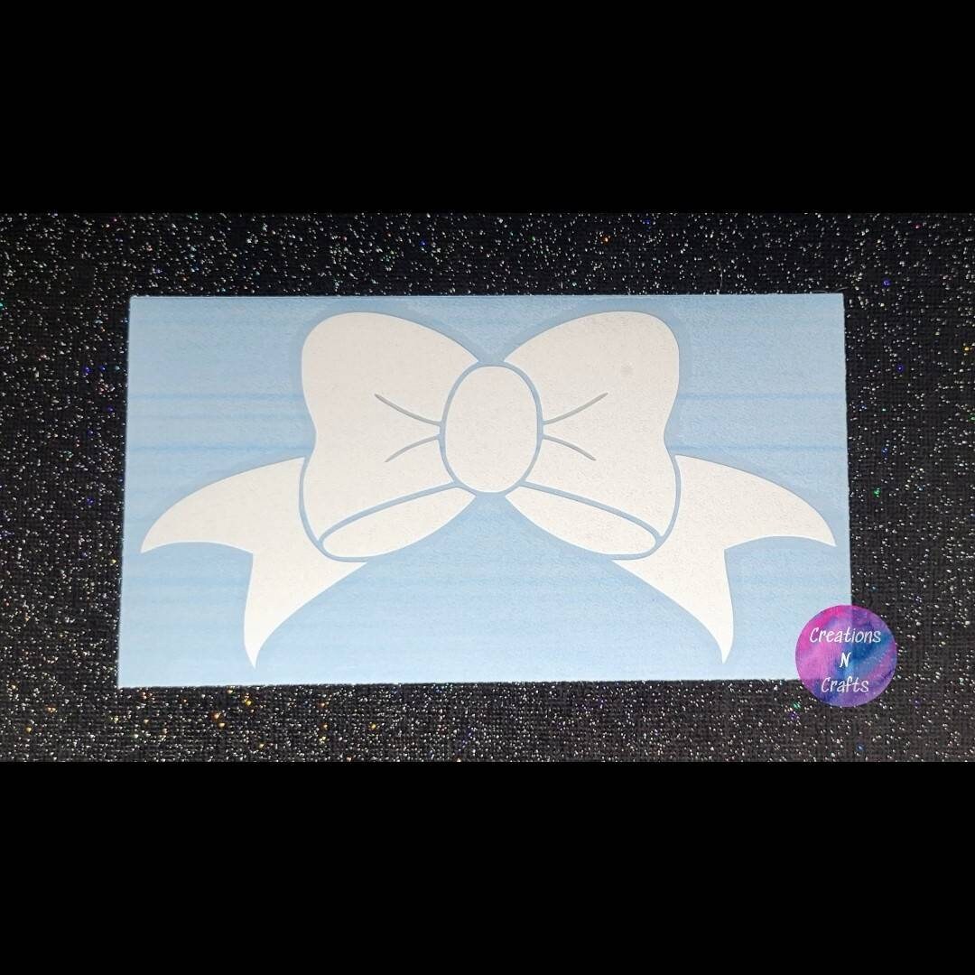 Bow, Cheer, Cheerleading, Cheerleader, Full Bow, Bow Decal, Bow Sticker ...