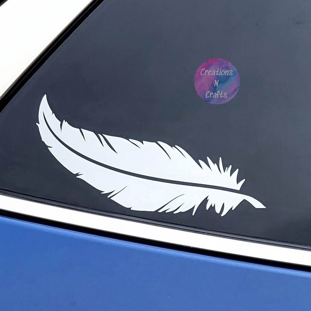 Feather, Feathers, Feather Decal, Feather Sticker, Decal, Vinyl Decal ...