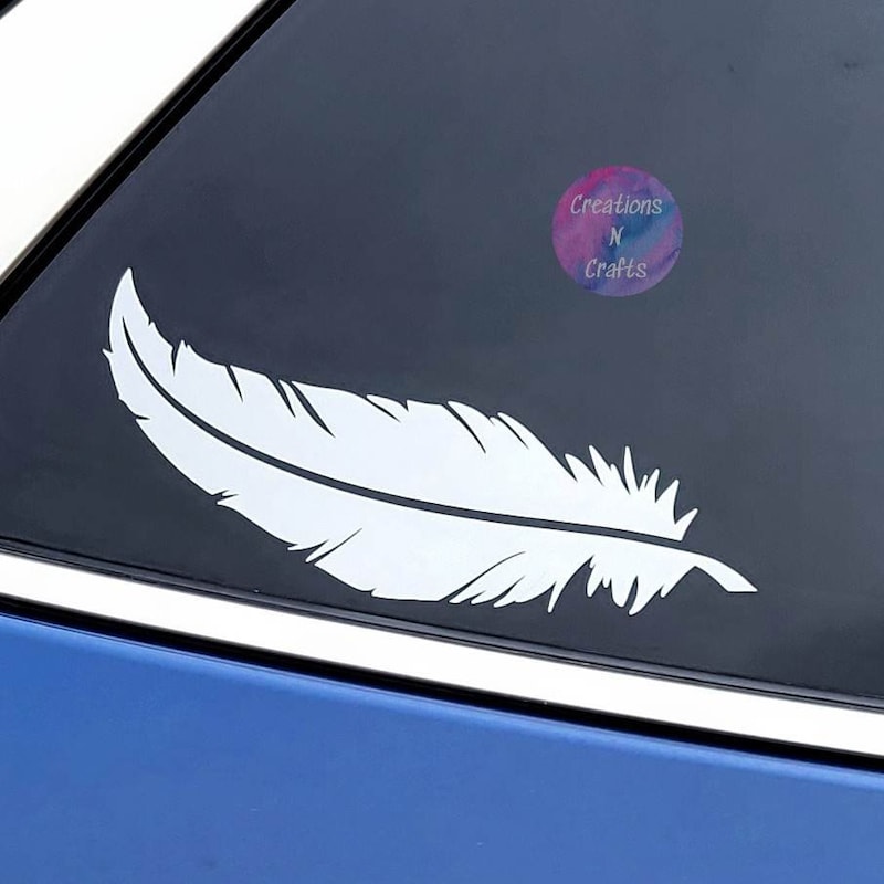 Feather Decal - Etsy
