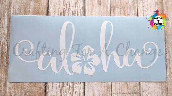 Aloha Hawaiian Beach Aloha Gift Aloha Decal Beach Decal - Etsy