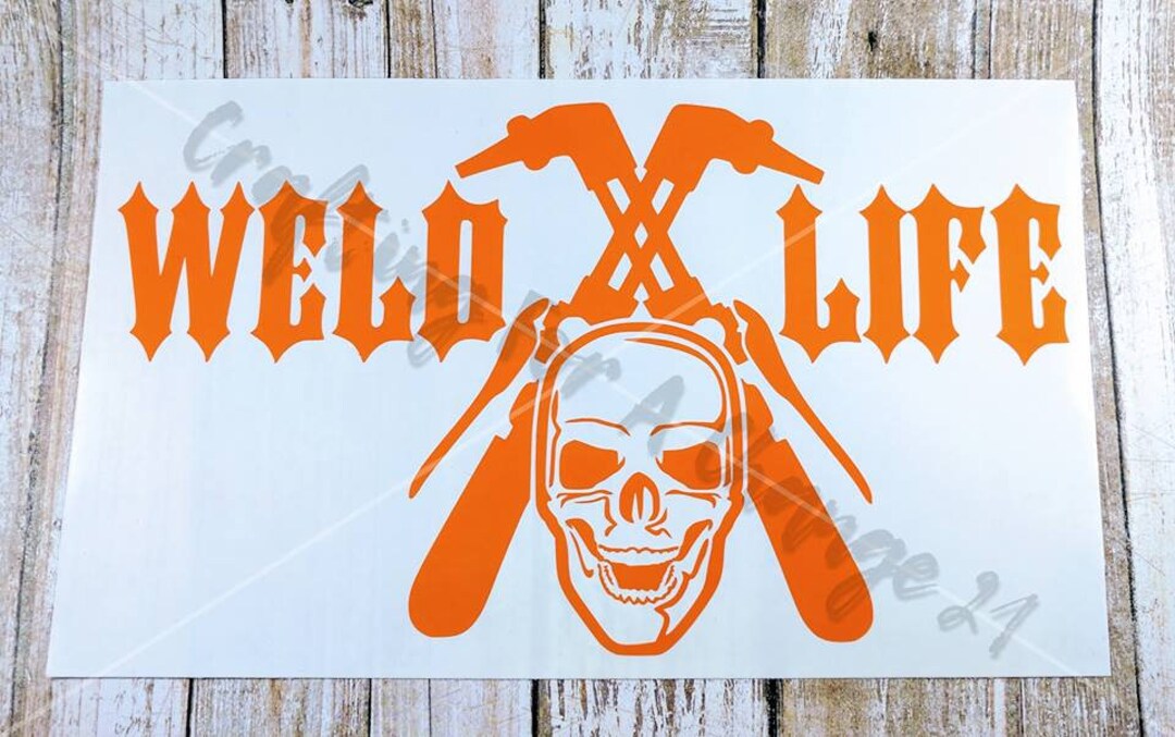 Welding, Welder, Weld Life, Skull, Acetylene, Decal, Gift - Etsy