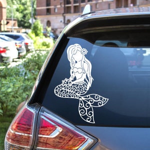 Mermaid Vinyl Decal, Mermaid Decal, Mermaid Sticker, Mermaid Gift ...