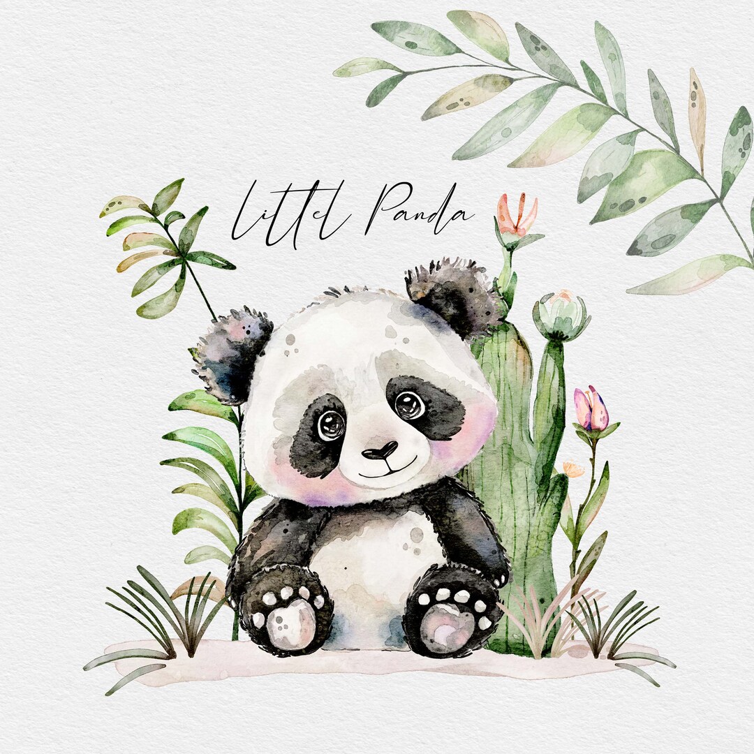 14 Panda Bears Clipart Set Panda - Etsy UK
