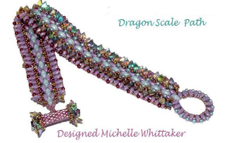 Dragon Scale Path Bracelet Tutorial PDF - Etsy