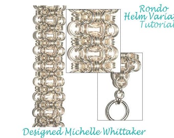 TUTORIAL Full Persian Chain Maille Bracelet - Etsy