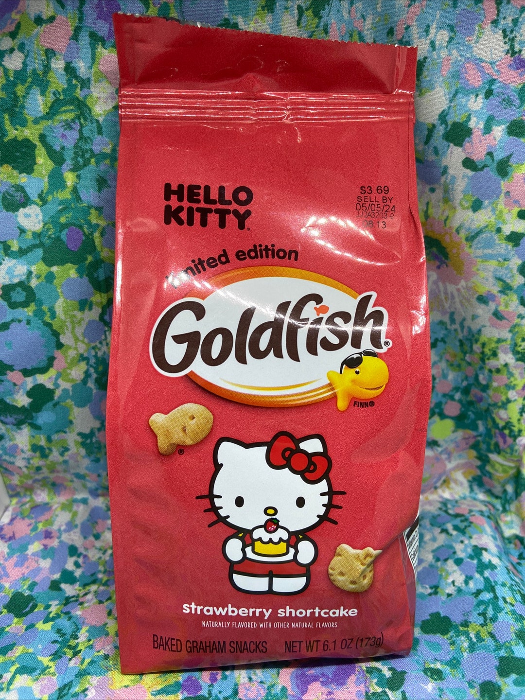 Hello Kitty Goldfish Cookies Strawberry Shortcake - Etsy