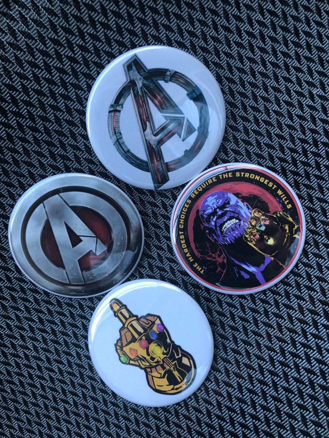 Avengers Thanos Pin Set - Etsy