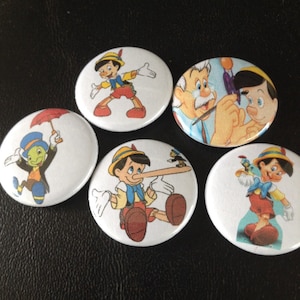 Pinocchio Pin Set 1" - Etsy
