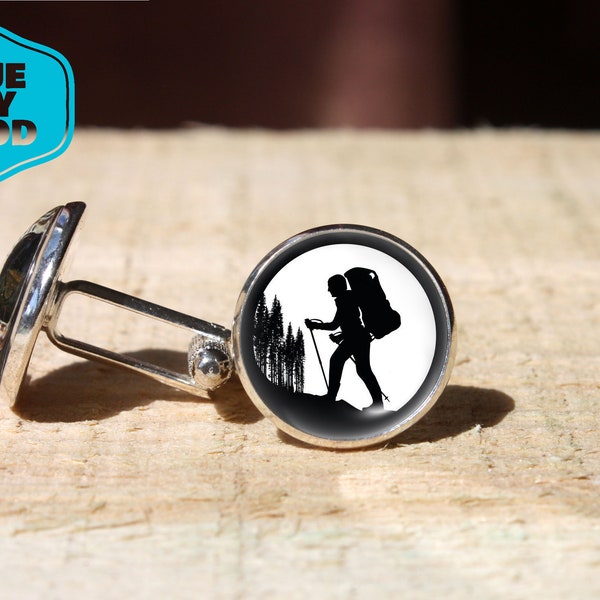 Hiking Cufflinks - Etsy