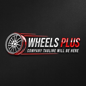 Wheels Logo Tire Service Logo Wheels Shop Logo Wheel Logo Car Rim Logo ...