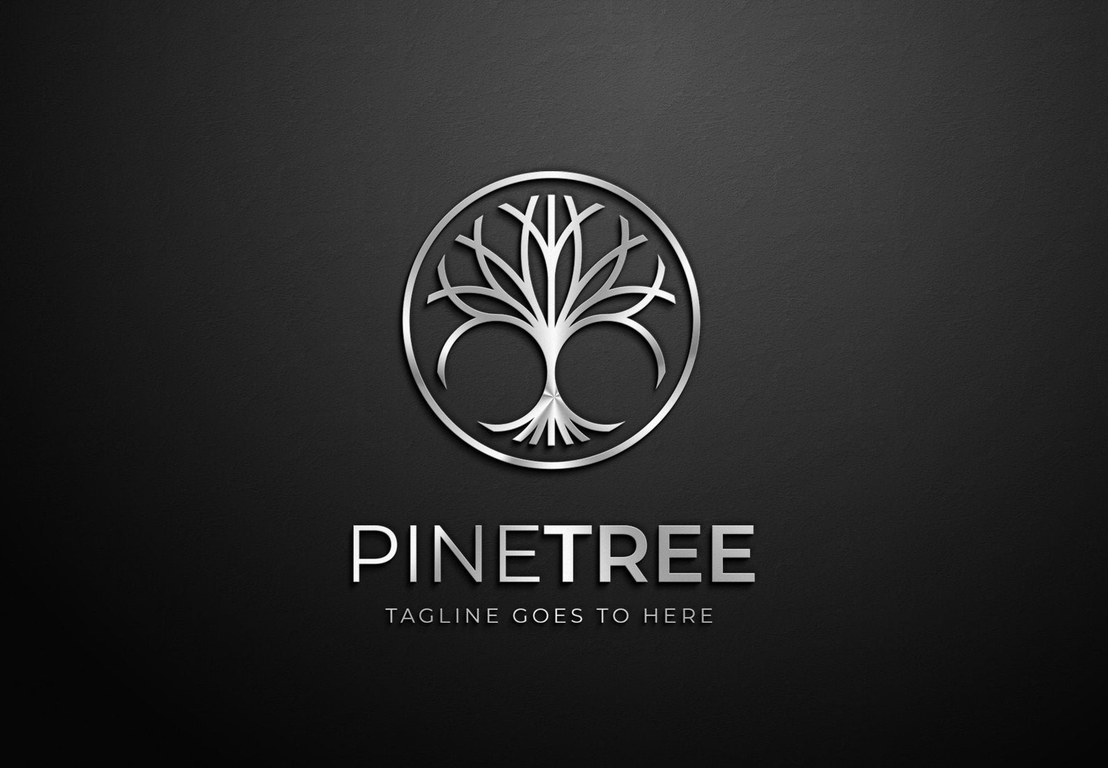 Pine Trees Logo Pines Logo Landscape Logo Premade Logo - Etsy