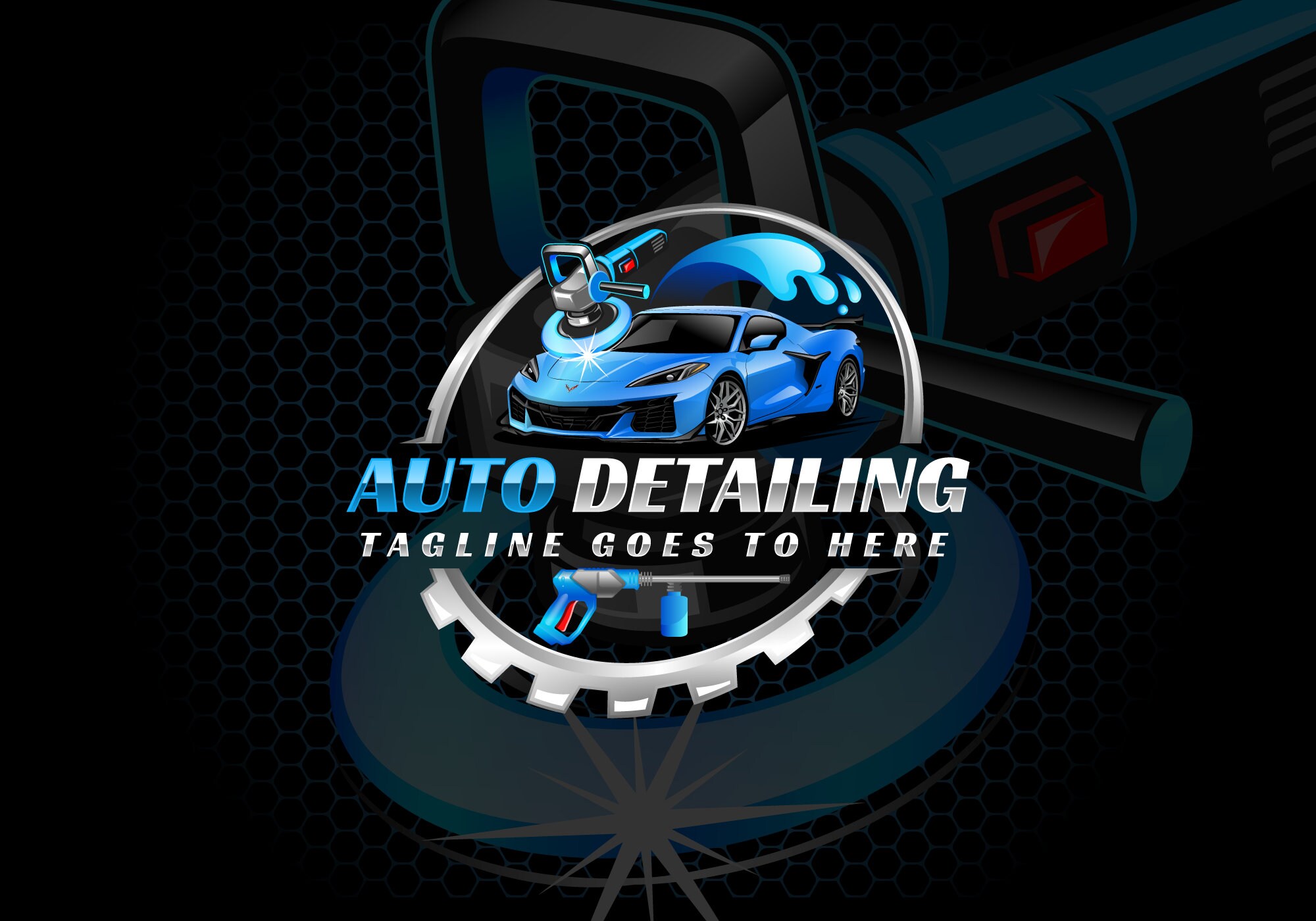 Premade Car Logo, Car Detail Logo, Auto Detail Logo, Car Detailing Logo ...