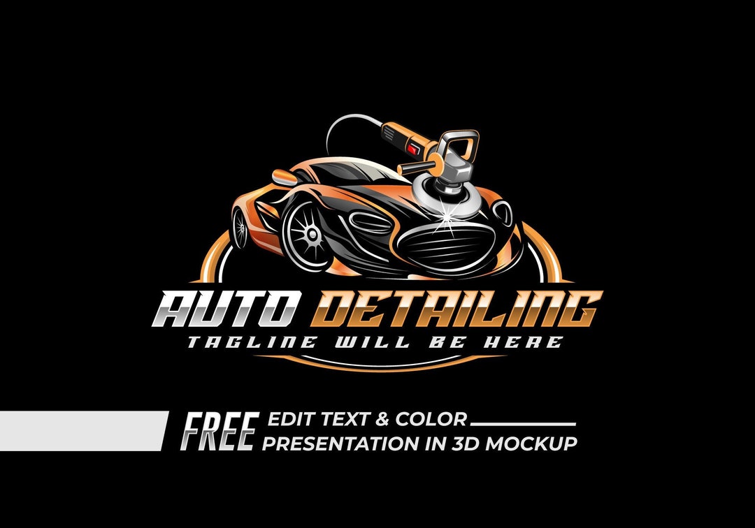 Premade Car Logo Car Detail Logo Auto Detail Logo Car Detailing Logo ...