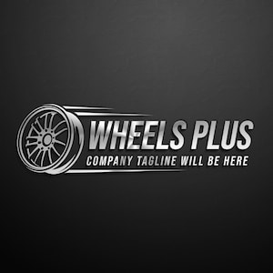 Wheels Logo Tire Service Logo Wheels Shop Logo Wheel Logo Car Rim Logo ...