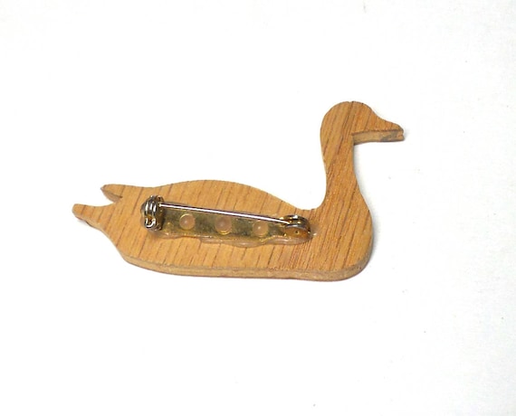 Vintage Duck Pin - Hand Painted Duck Pin - Gem