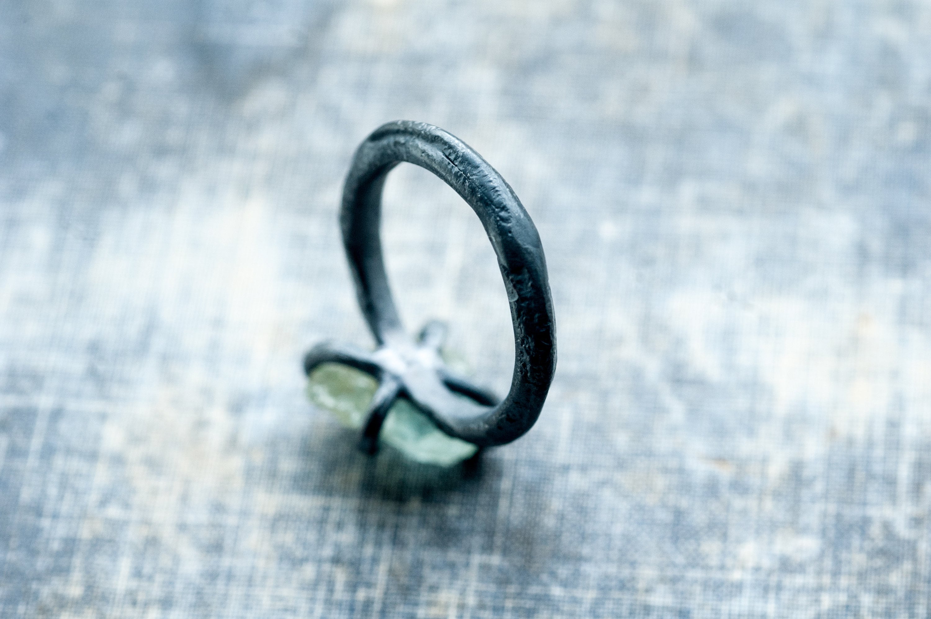 Raw Aquamarine Ring * Unique Raw Stone Ring * Raw Silver Gemstone Ring ...