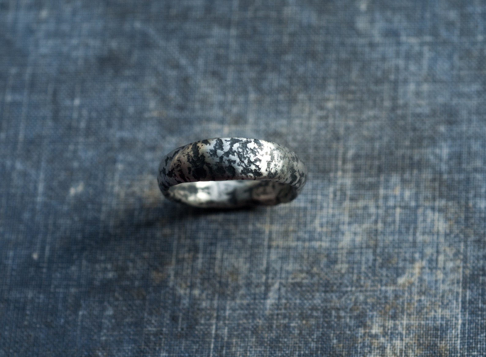 Handcrafted Wabi Sabi Ring in Sterling Silver Rustic | Etsy