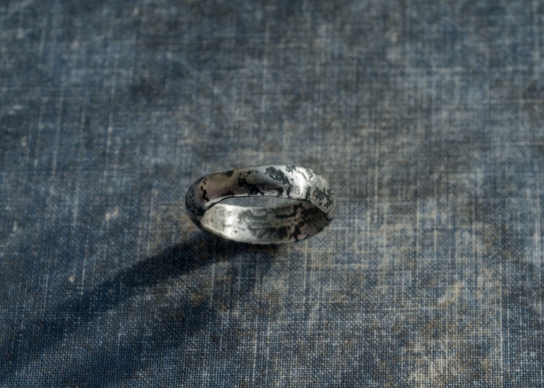 Handcrafted Wabi Sabi Ring in Sterling Silver Rustic - Etsy