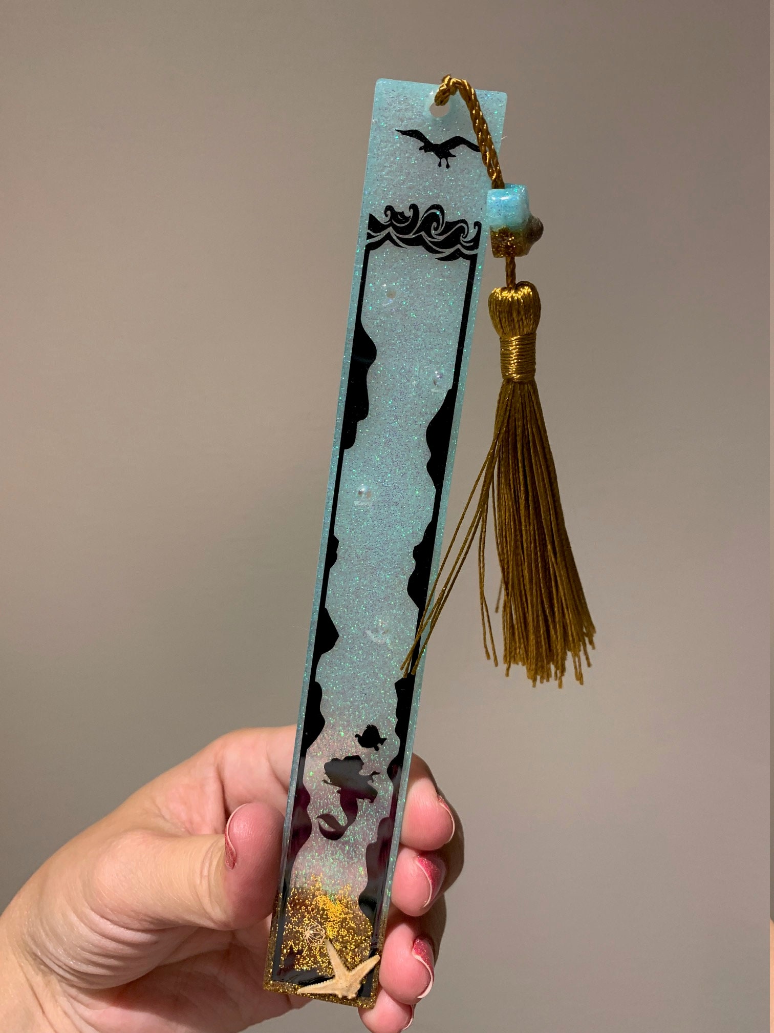 Little Mermaid Inspired Bookmark | Etsy