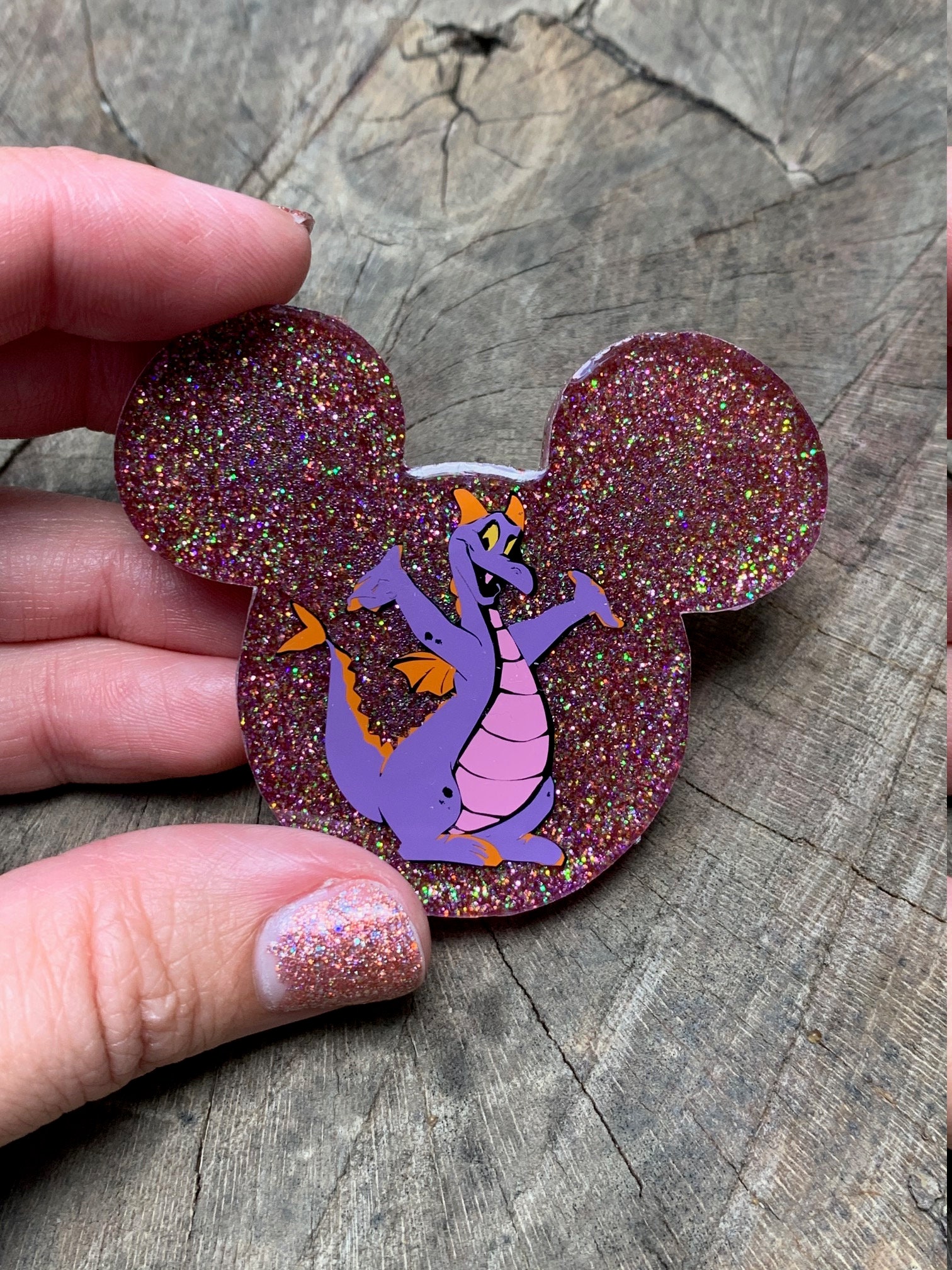 Figment Dragon Imagination Inspired Phone Grip/magnet/pin - Etsy