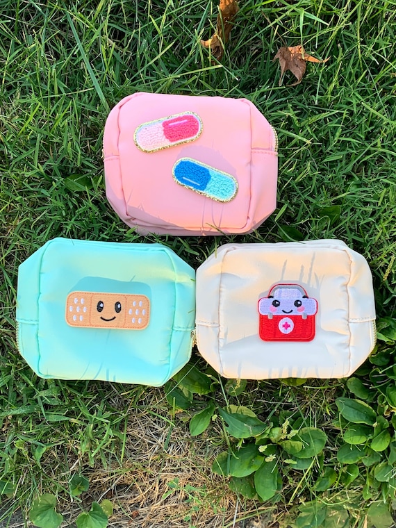 Medicine Bandaid First Aid Small Nylon Travel Bag Zipper Pouch - Etsy