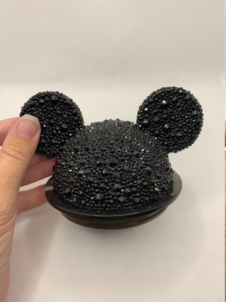 Rhinestone Bling Mickey and Minnie Mouse Tumbler Lids Fits Starbucks ...