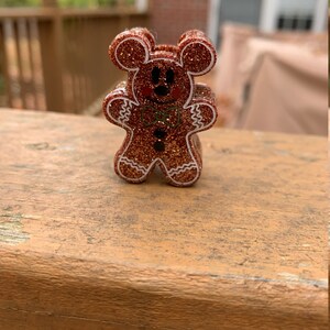 Mickey and Minnie Gingerbread Inspired Straw Topper - Etsy