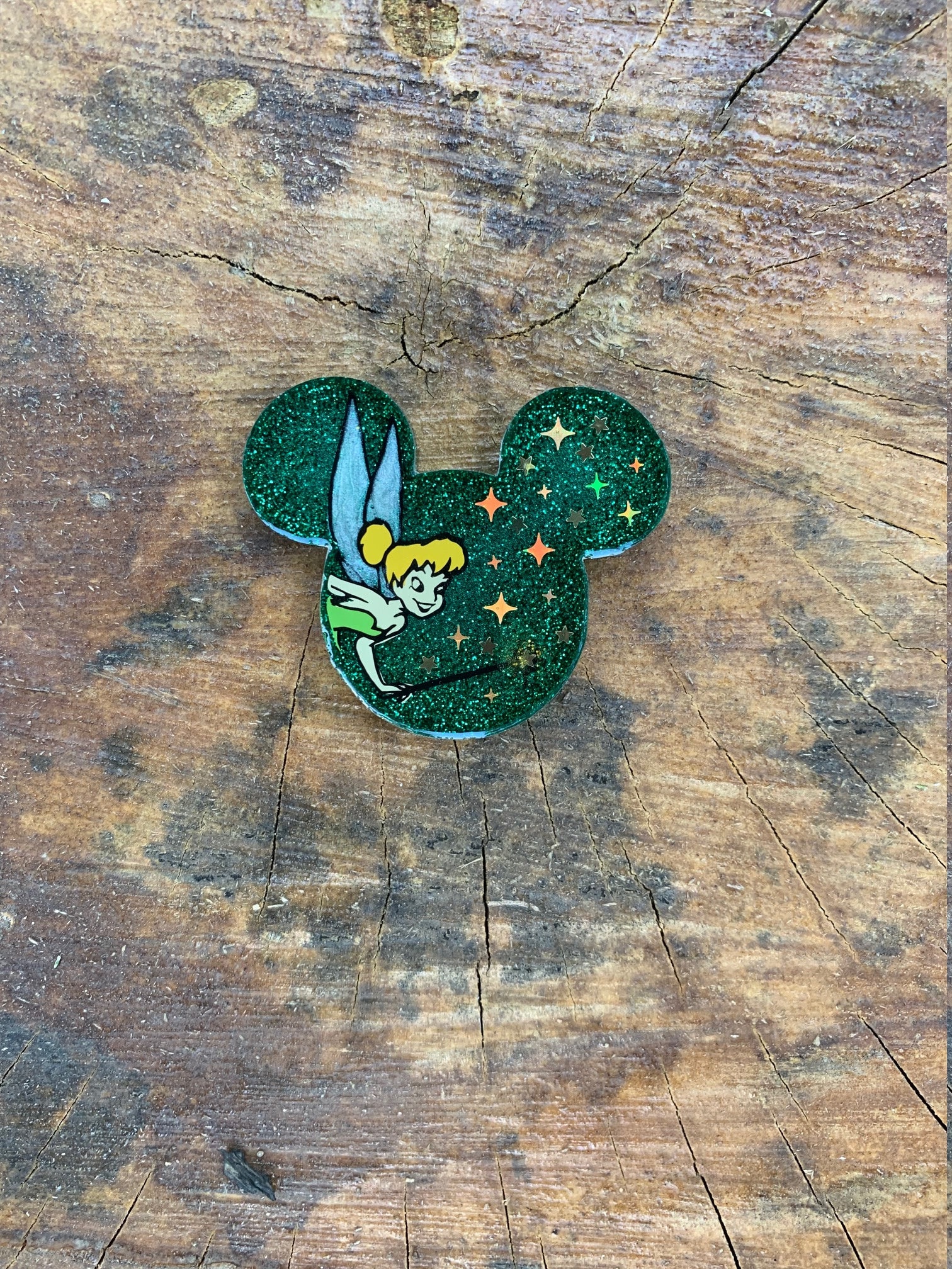 Tinkerbell Fairy Phone Grip/magnet/hair Clip/pin - Etsy
