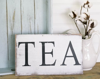 Coffee and tea sign | Etsy