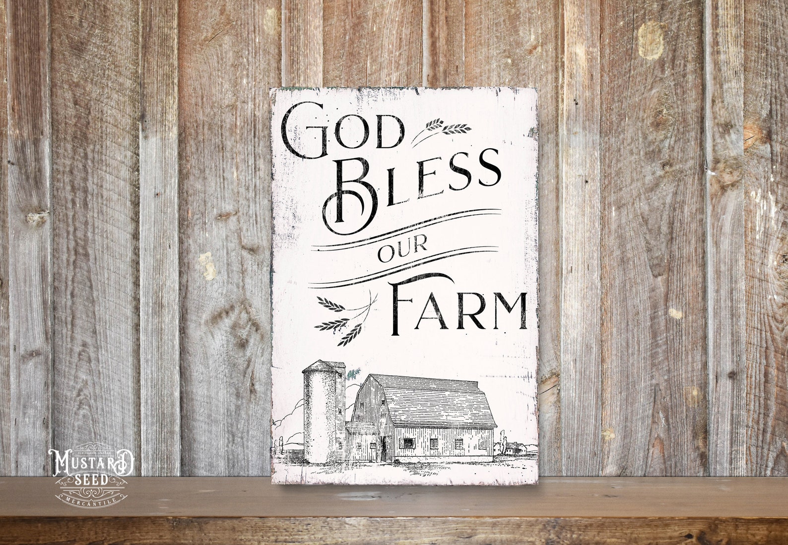 God Bless Our Farm Sign Farm Sign Rustic Farm Sign Gifts - Etsy