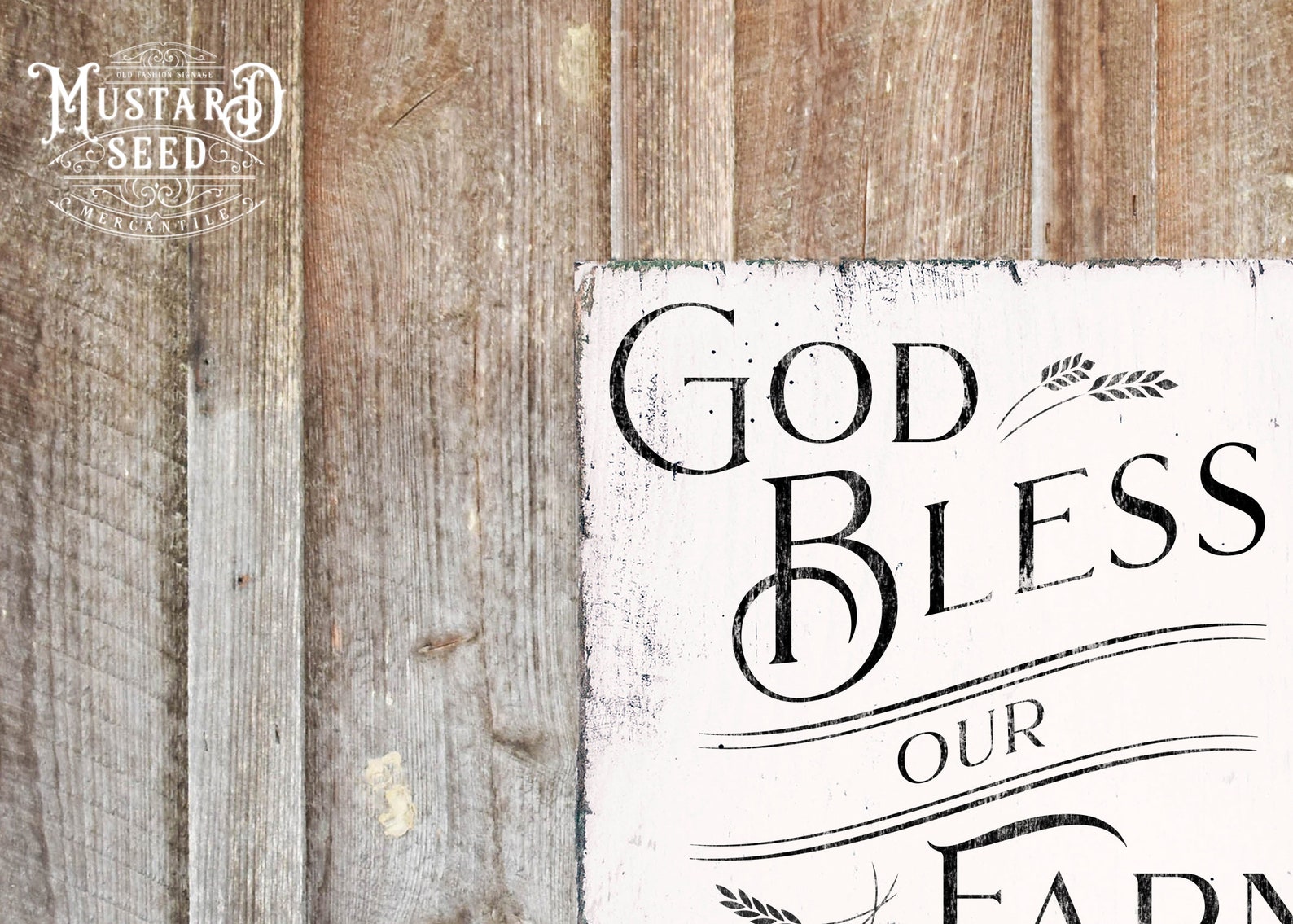 God Bless Our Farm Sign Farm Sign Rustic Farm Sign Gifts - Etsy
