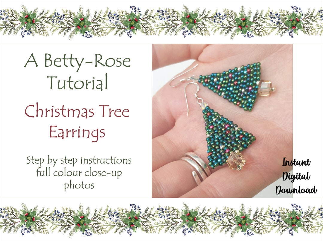 Beaded Christmas Tree Tutorial DIY Christmas Beading Gifts, Bead ...