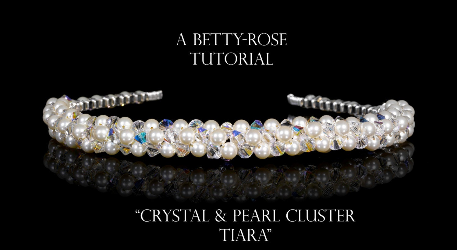 Instant Download PDF Tiara Tutorial Chunky Pearl and Crystal Pattern - Etsy