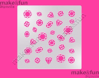 Diamond stencil | Etsy